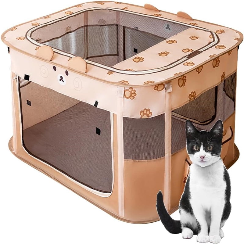Portable Doghouse Pet fence Foldable Pet playpen Rectangle Delivery ...