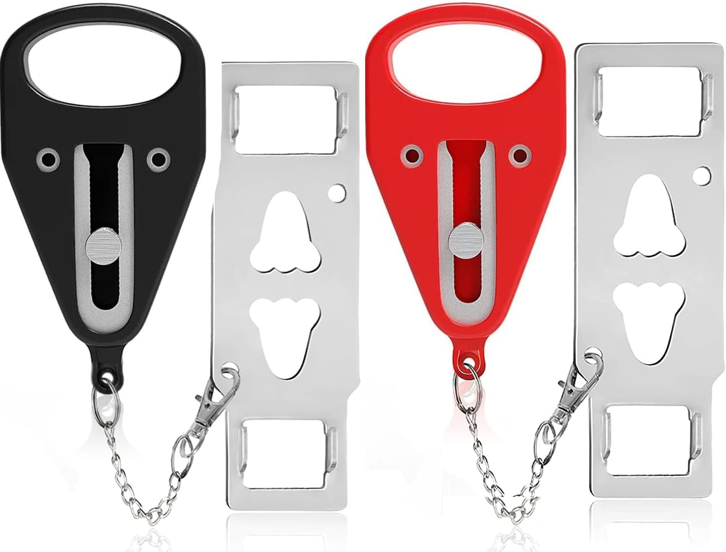 Portable Door Lock-2 Solid Extra Lock for Additional and Safety in ...