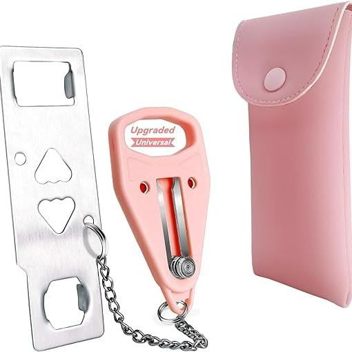 Portable Door Lock Home Security Door Locker Travel Lockdown Locks for ...