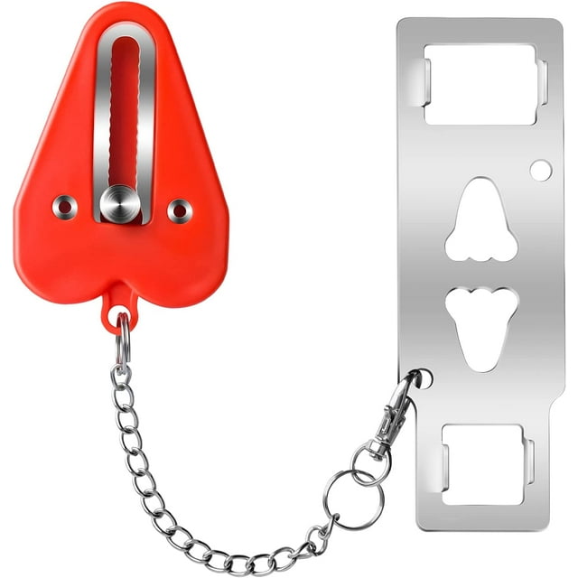 siisll Portable Door Lock, Travel Safety Lock for Hotel Rooms ...
