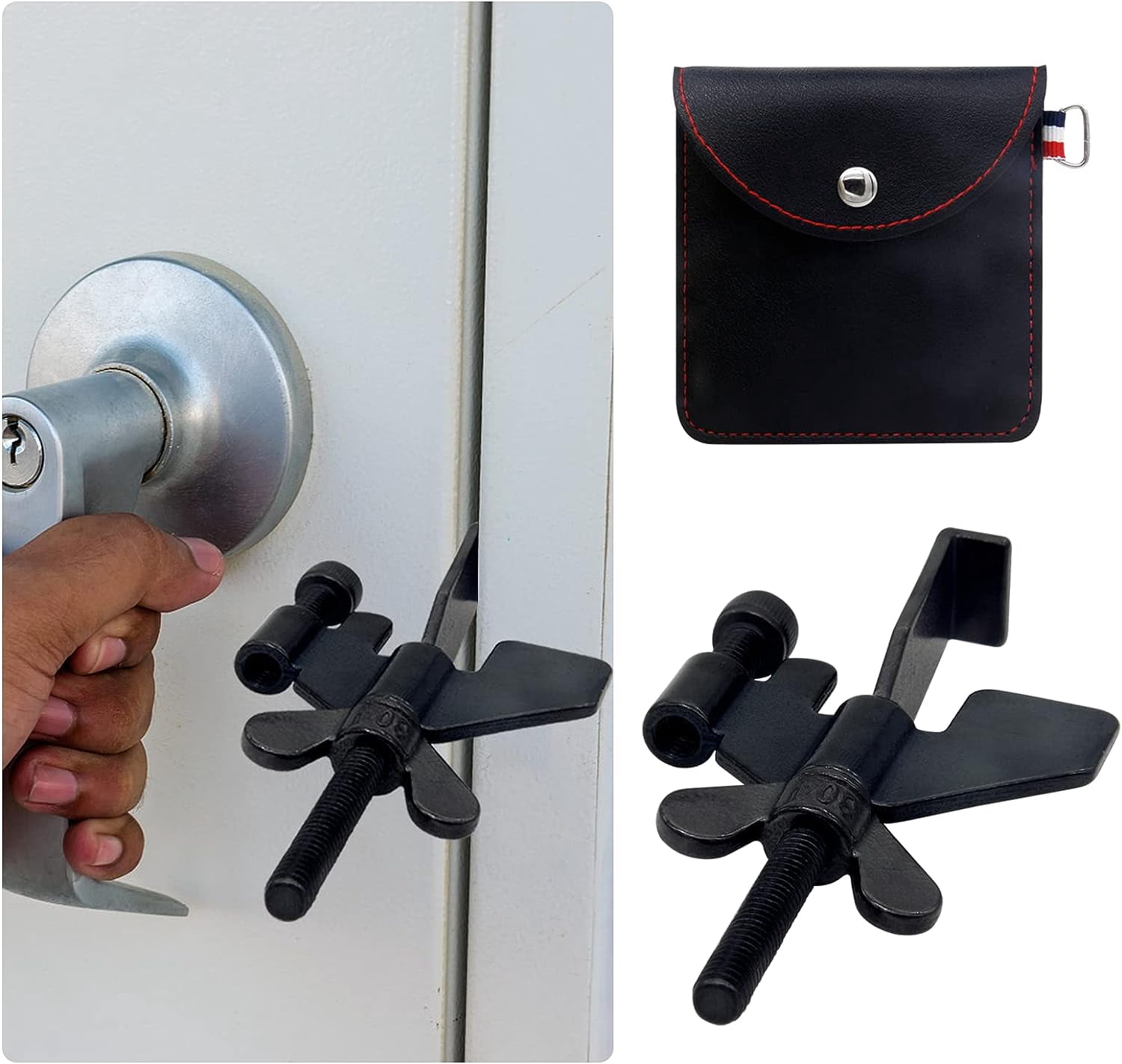 Portable Door Lock(Upgrade), Portable Door Lock for Airbnb, Travel ...