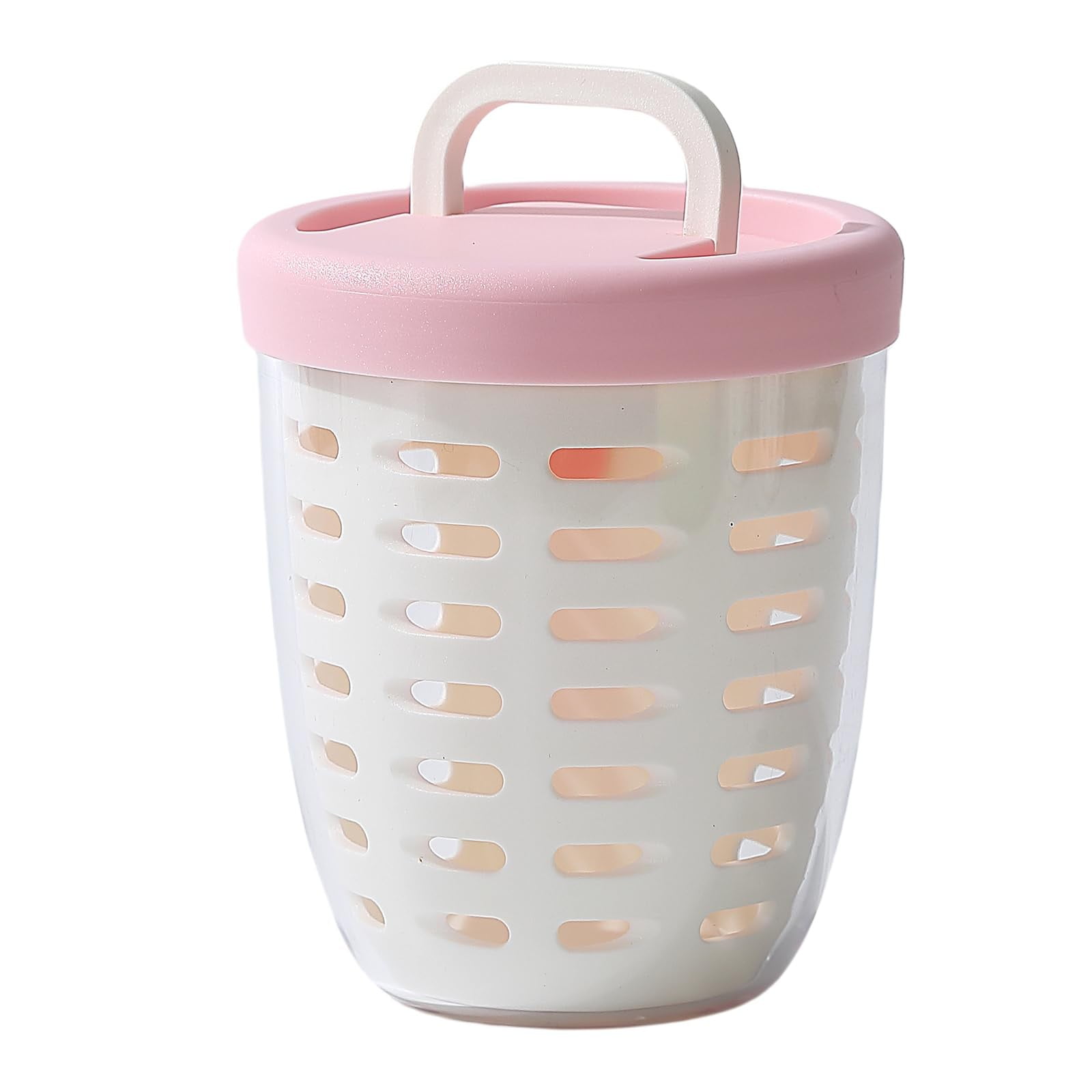 ZMKIAG Portable Drainage Fruit Salad Storage Cup With Lids and Fork ...