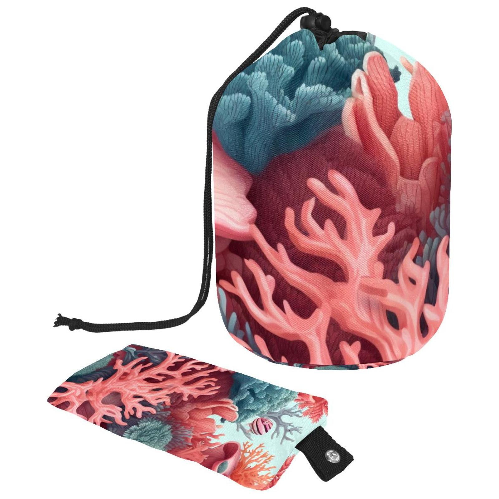 Portable Drawstring Foldable Travel Laundry Bag Shower Bags Mesh Bag ...