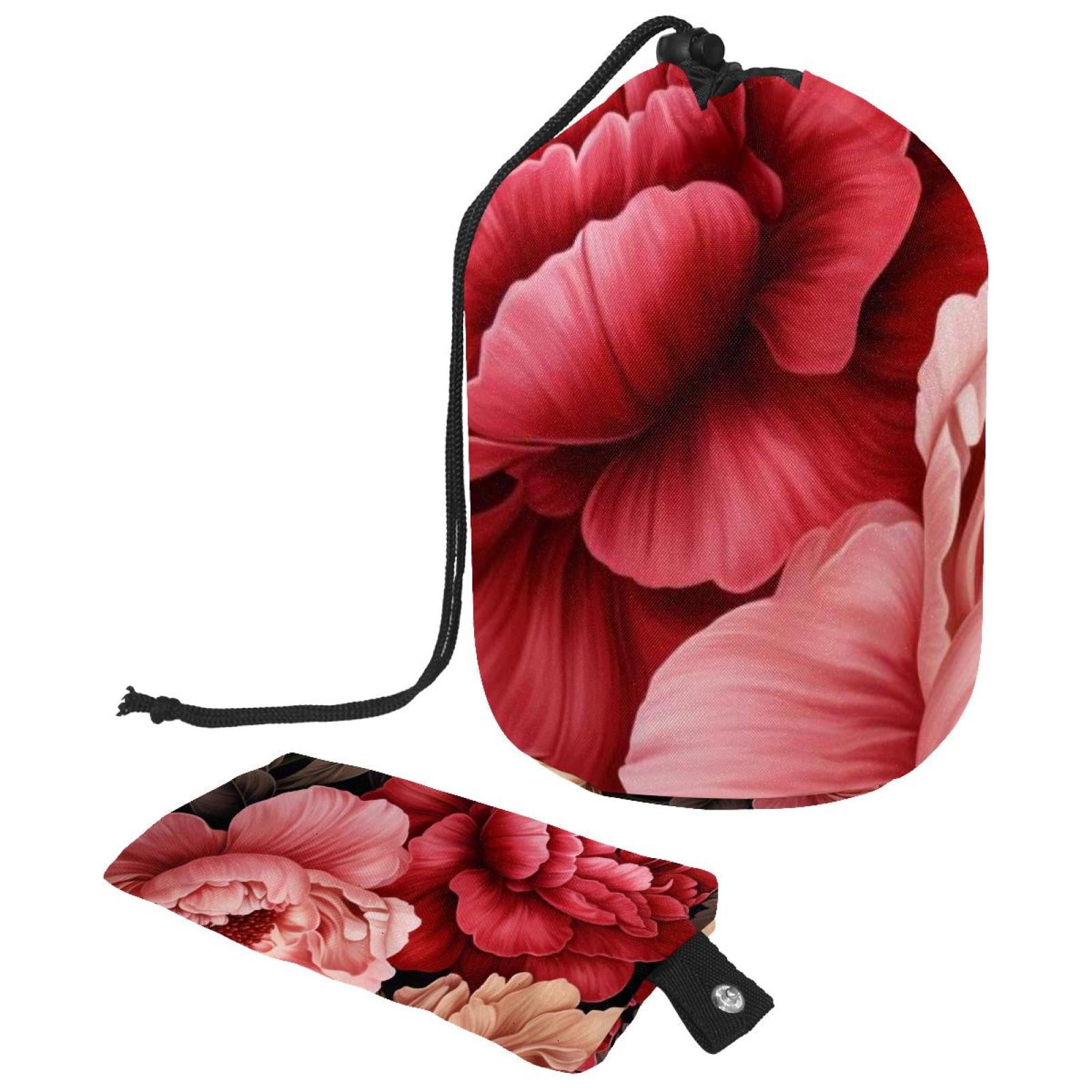 Portable Drawstring Foldable Travel Laundry Bags with Shower Bag and ...