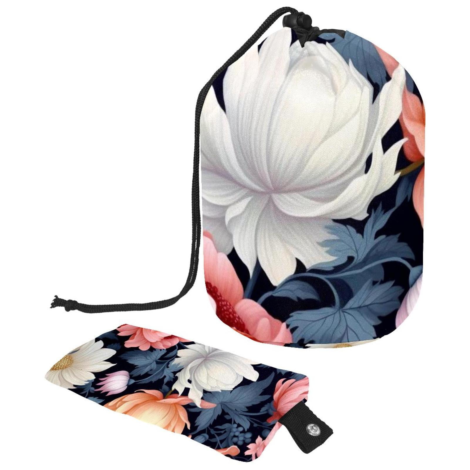 Portable Drawstring Foldable Travel Mesh Bags Wash Bag Shower Bags ...
