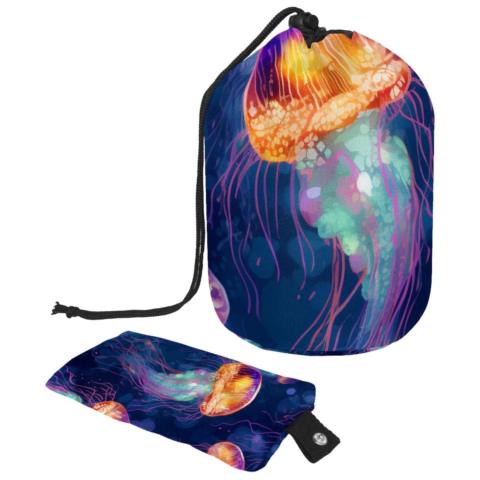 Portable Drawstring Wash Bag Mesh Bags Laundry Bags Foldable Travel ...