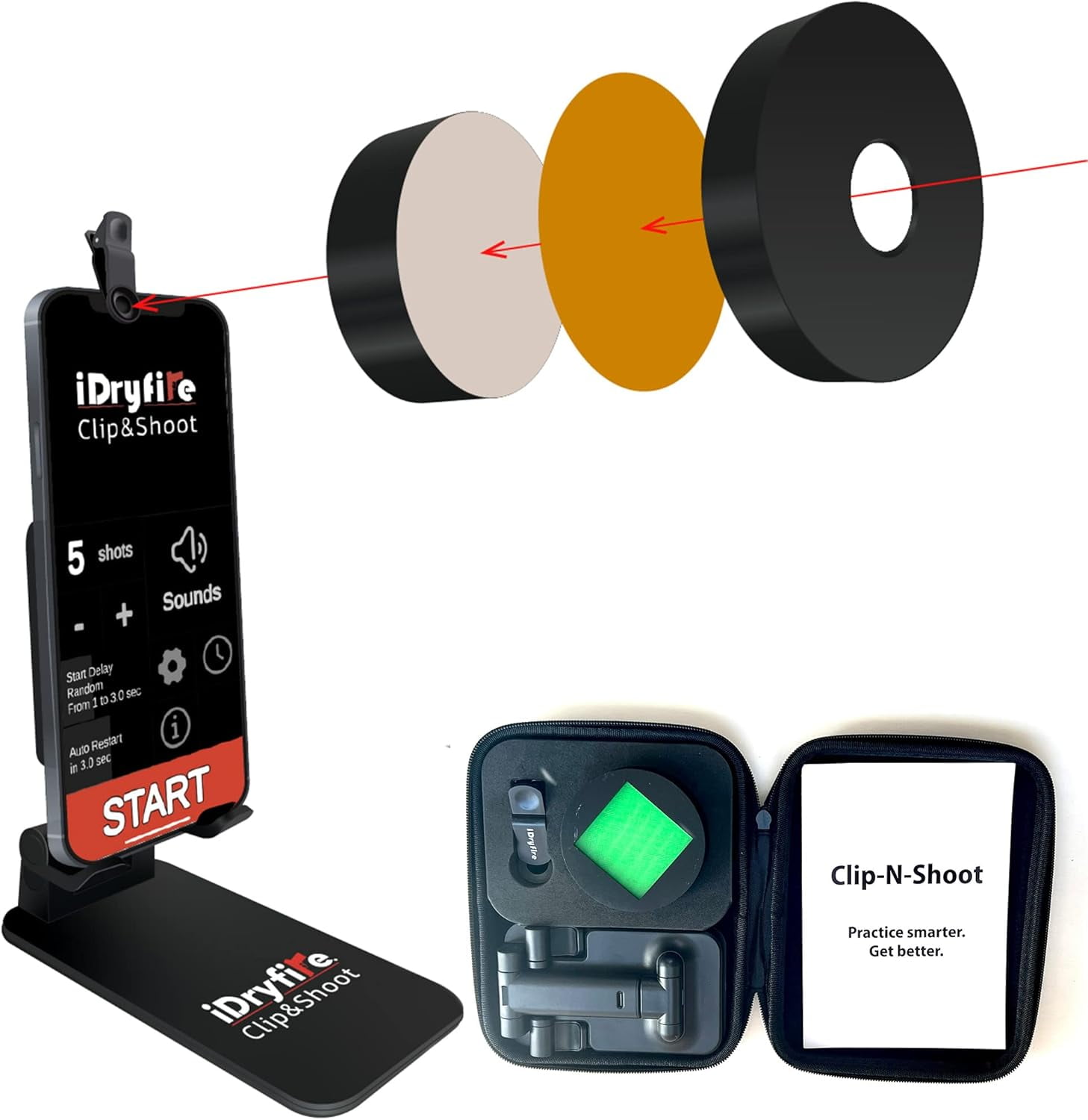 Portable Dry Fire Laser Training System | Use Any Caliber Laser ...