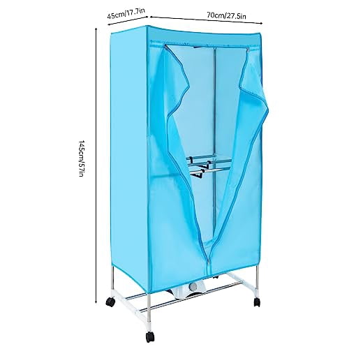 Portable Dryer, 110V 1000W Electric Clothes Dryer Machine Double layer ...