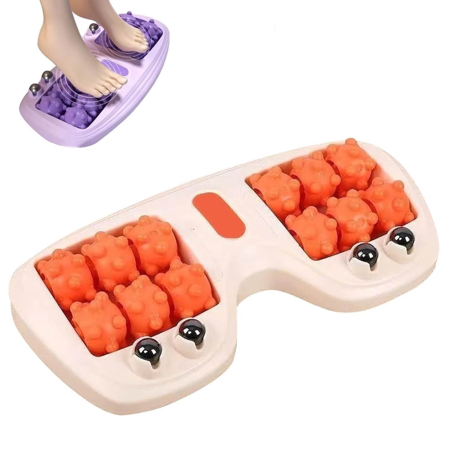 Portable Dual Foot Massage Roller, Foot Roller Massager Plantar for ...