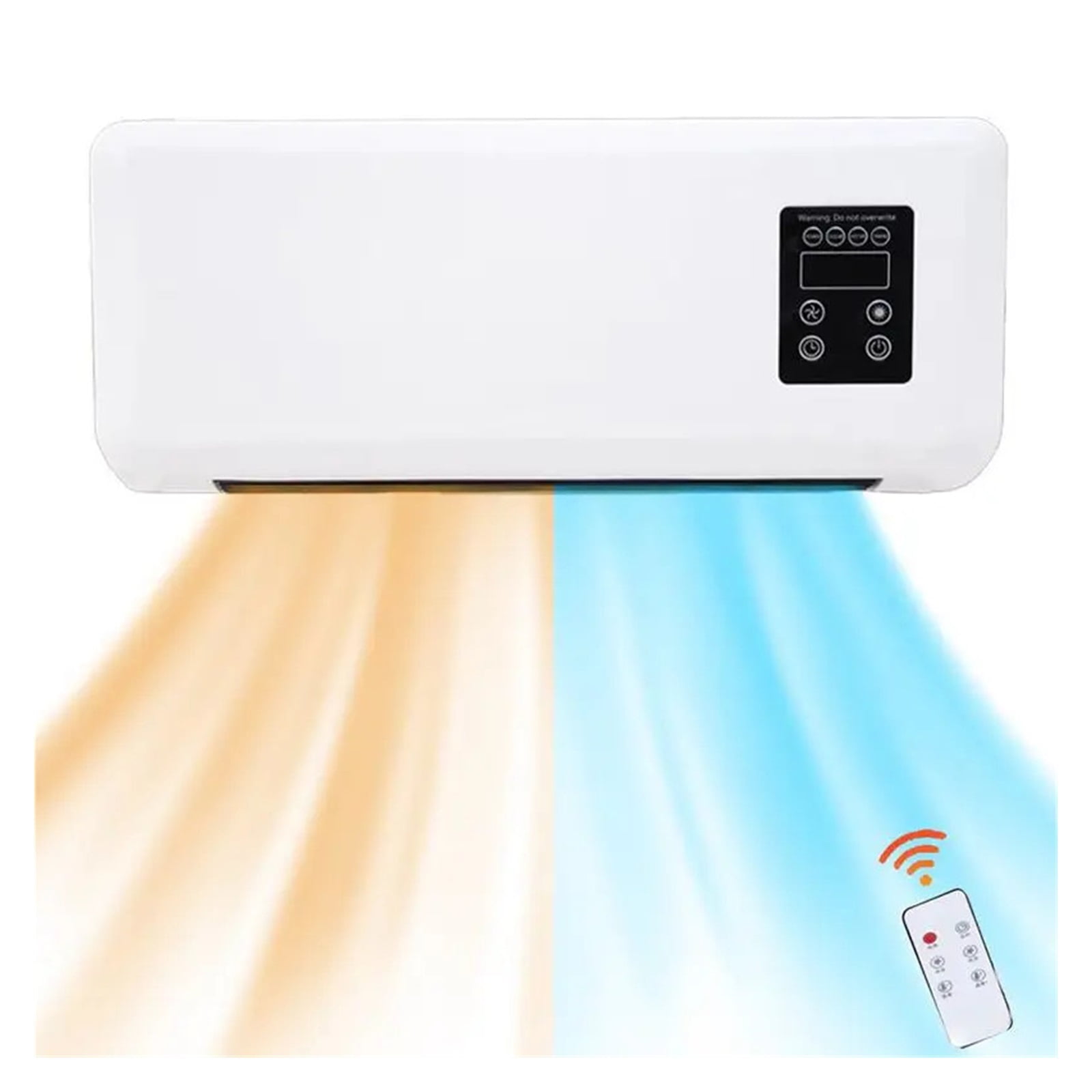 Portable Ductless Air Conditioner Wall-Mounted Air Conditioner Fan and ...