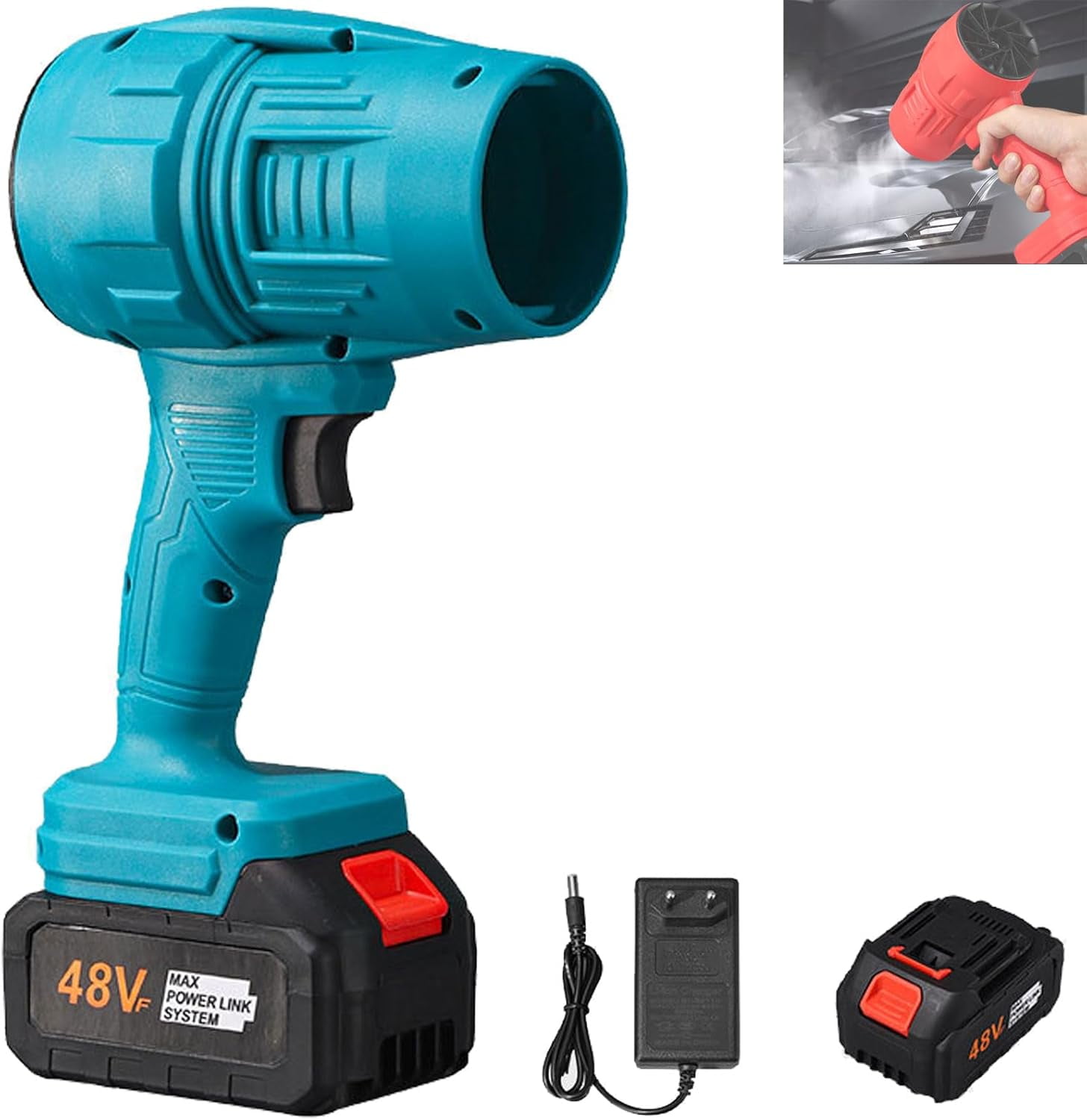 Portable Dust Cleaner, Adjustable Speed Portable Dust Blower, Handheld ...