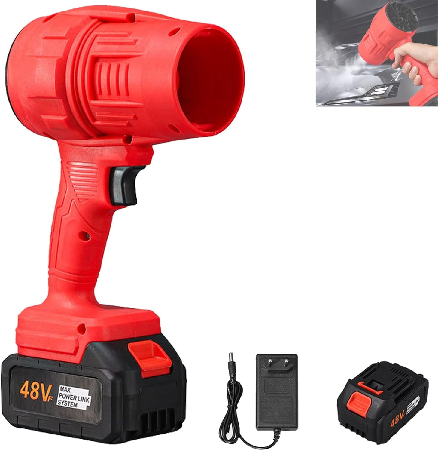 Portable Dust Cleaner, Adjustable Speed Portable Dust Blower, Handheld ...