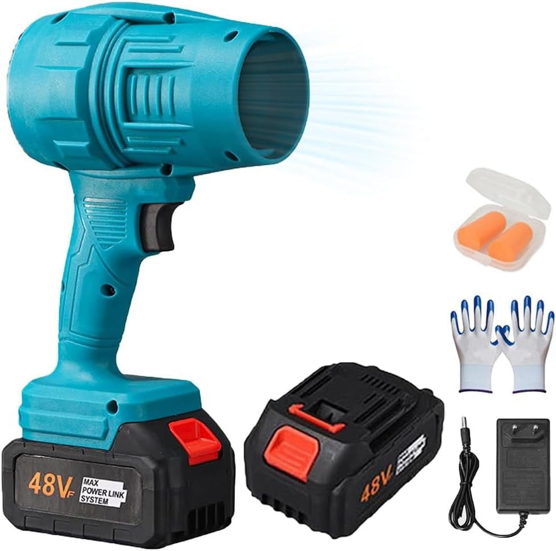 Portable Dust Cleaner,Blower Cordless Leaf Blower Handheld,Turbo Jet ...