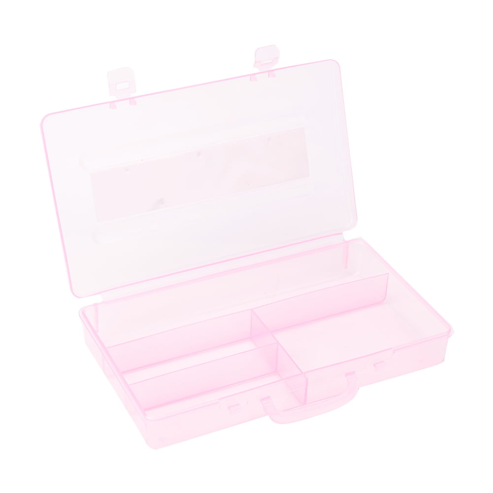 Portable Dustproof Nail Manicure Storage Organizer Box Container with ...