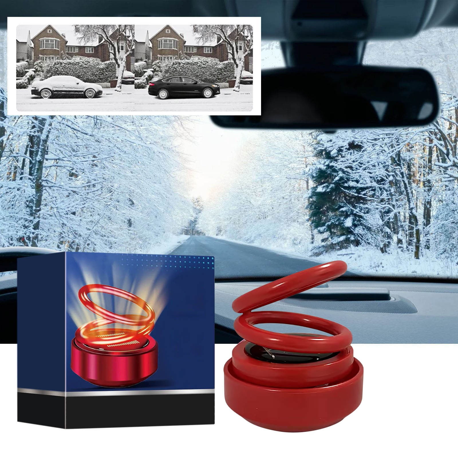 Portable Dynamic Molecular Heater,Heated Glass Fan Defroster Mini Car ...