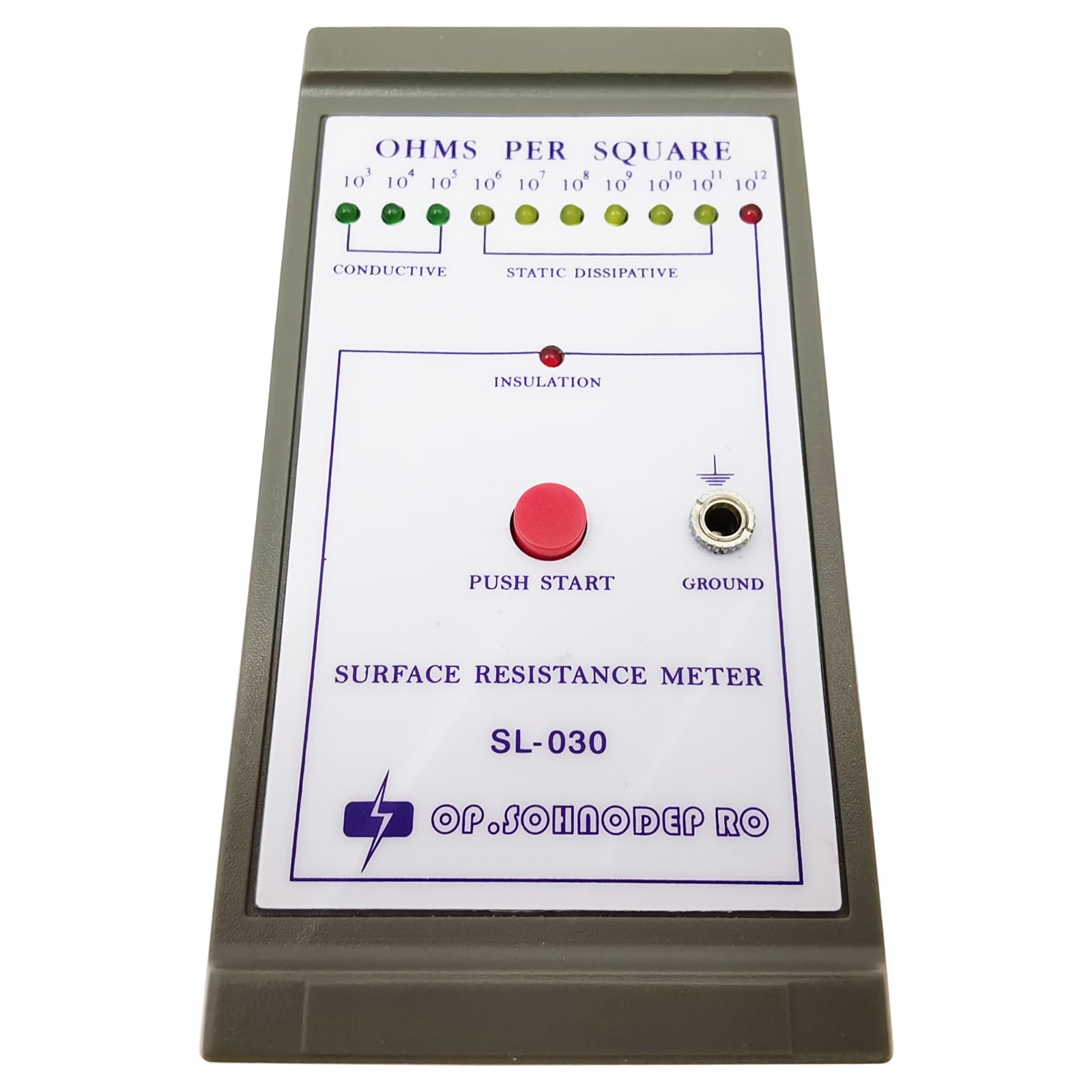 Portable ESD Electric Resistance Tester Surface Earth Resistivity Meter ...