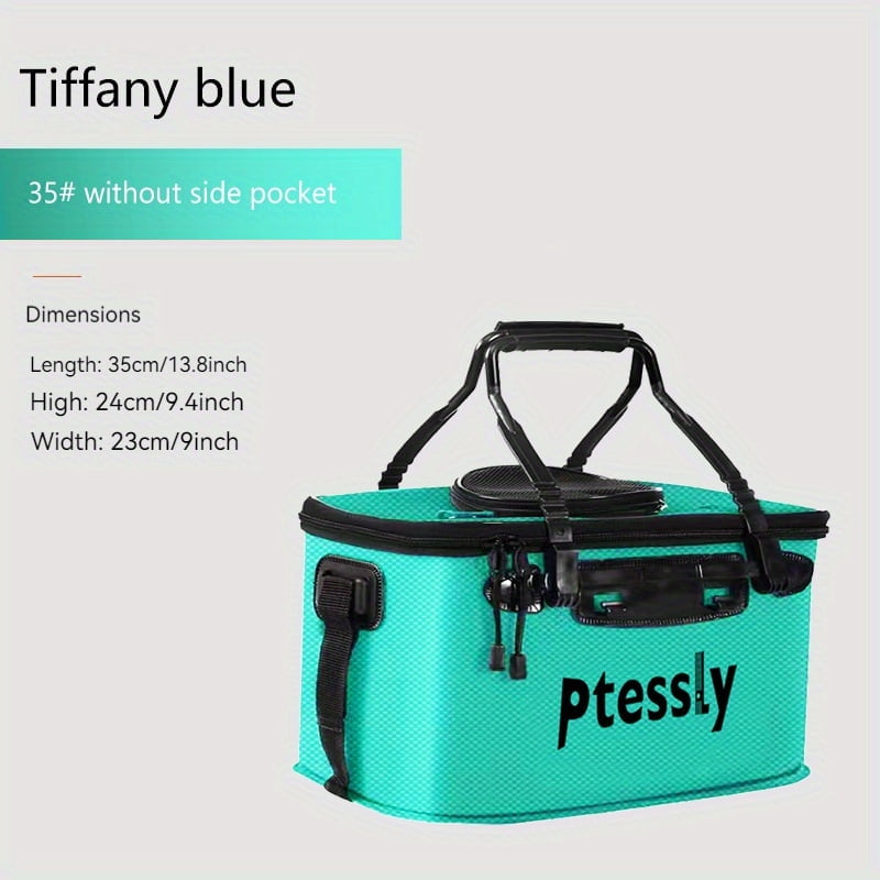 Portable EVA fishing bag, foldable fishing bucket, live fish box ...