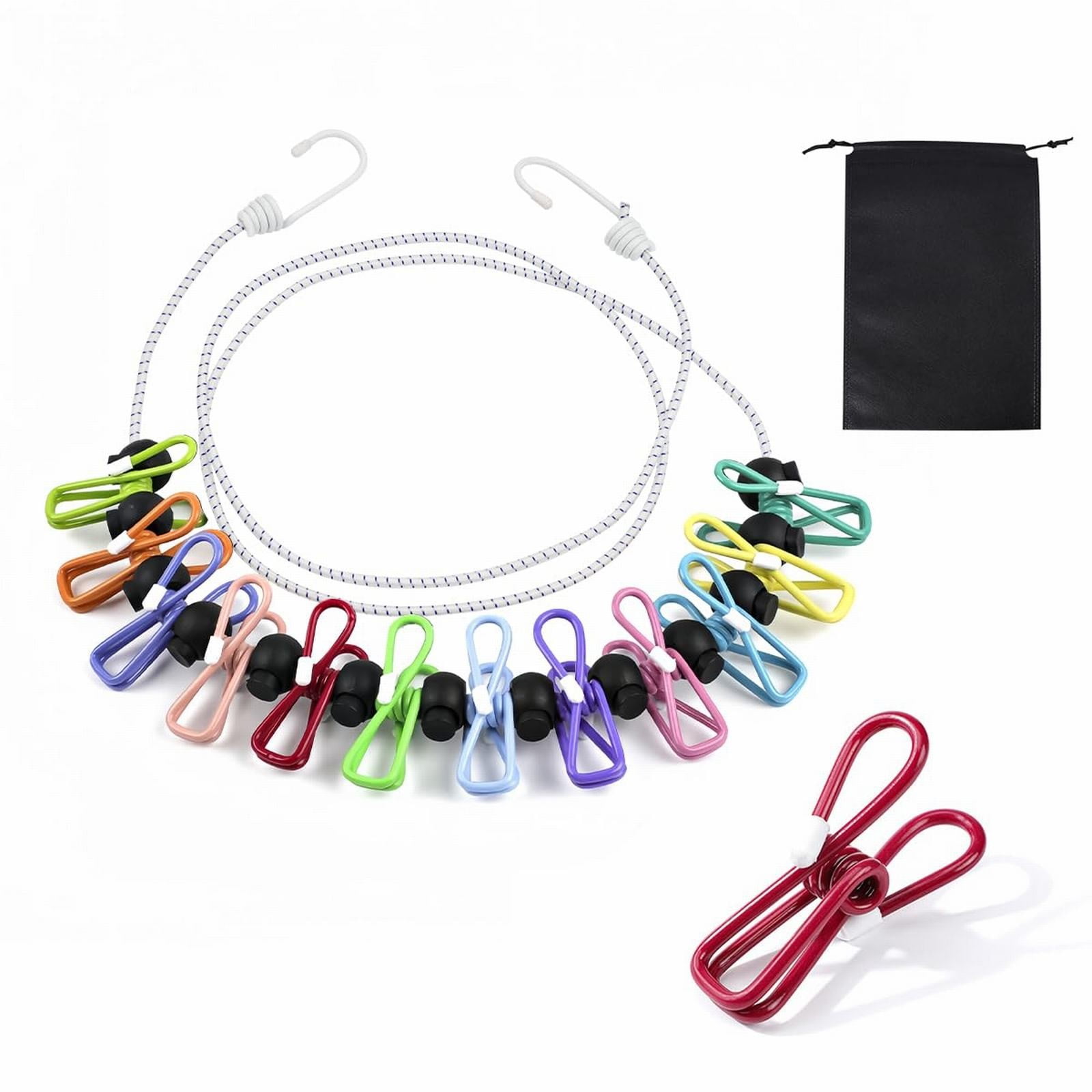 Portable Elastic Travel Clothesline|Retractable Portable Clothesline ...