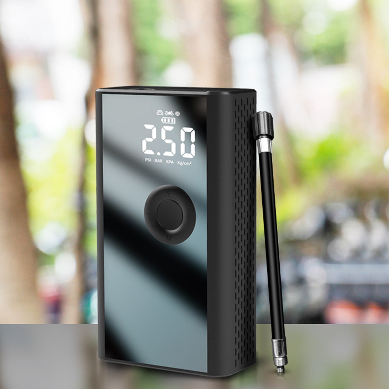 Portable Electric Air Pump with Digital LCD Display | Accurate Pressure ...