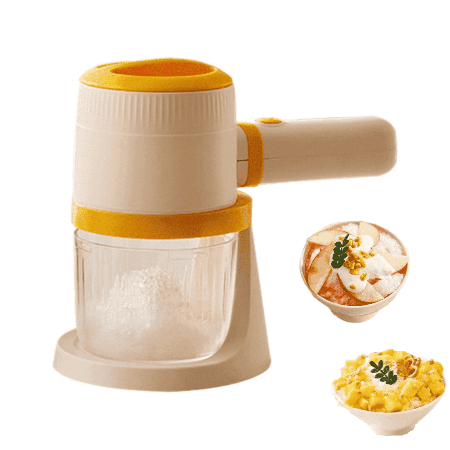 Ice Shaver and Snow Cone Machine, Electric Automatic Shaved Ice Hands ...