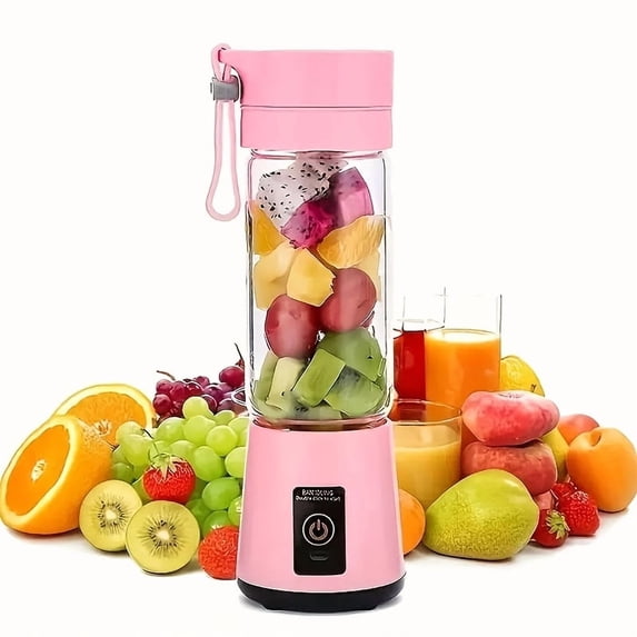 Portable Electric Blender with USB Interface, 15.21oz Capacity- 1300mAh ...