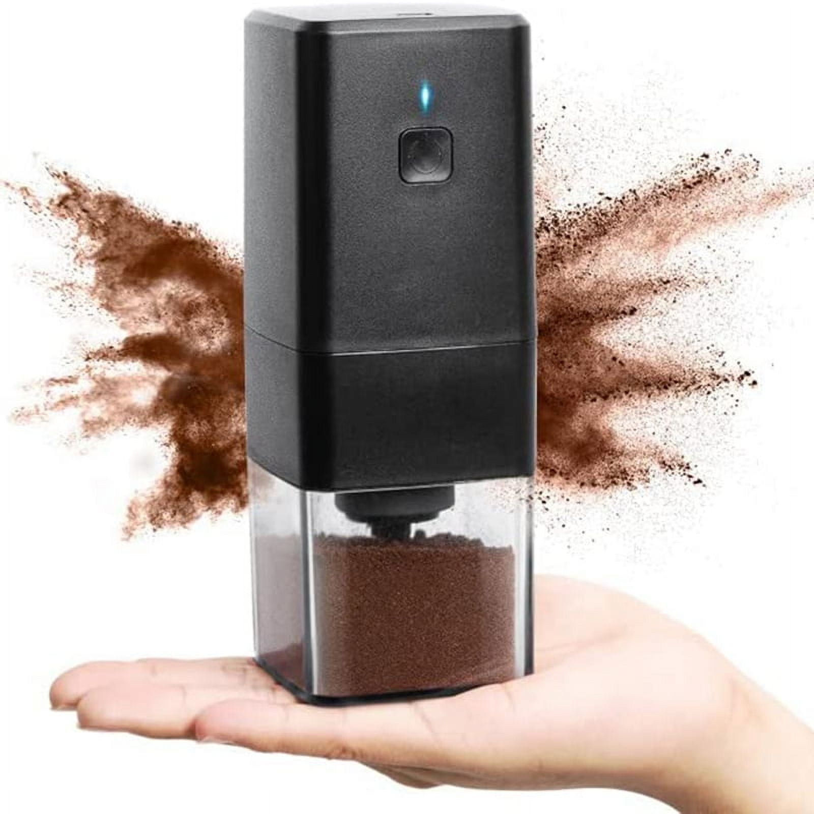 Portable Electric Coffee Bean Grinder,USB Rechargeable with Multi Grind ...