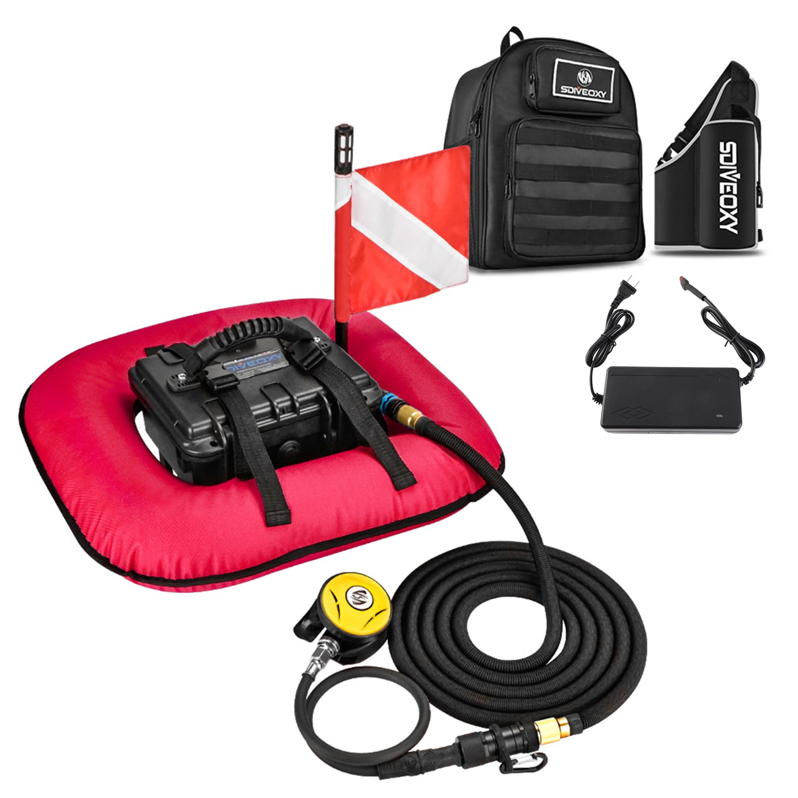 Portable Electric Diving Ventilator Rechargeable Scuba Diving Tank With ...