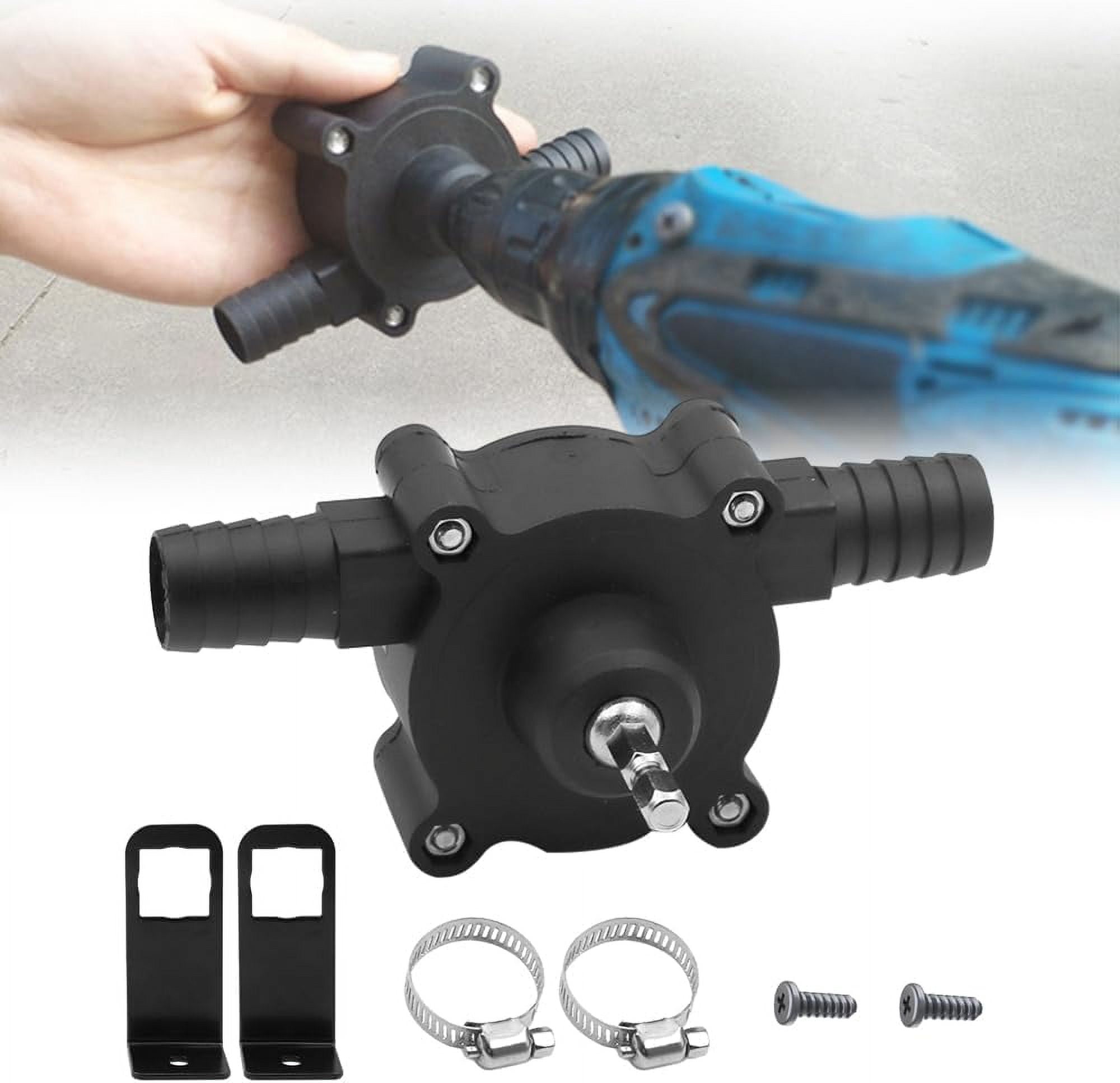 Portable Electric Drill Pump, 2025 Upgraded Self-Priming Water Pumps ...