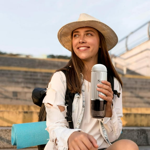 Portable Electric Espresso Coffee Maker, Fast -heating 2 IN 1 ...