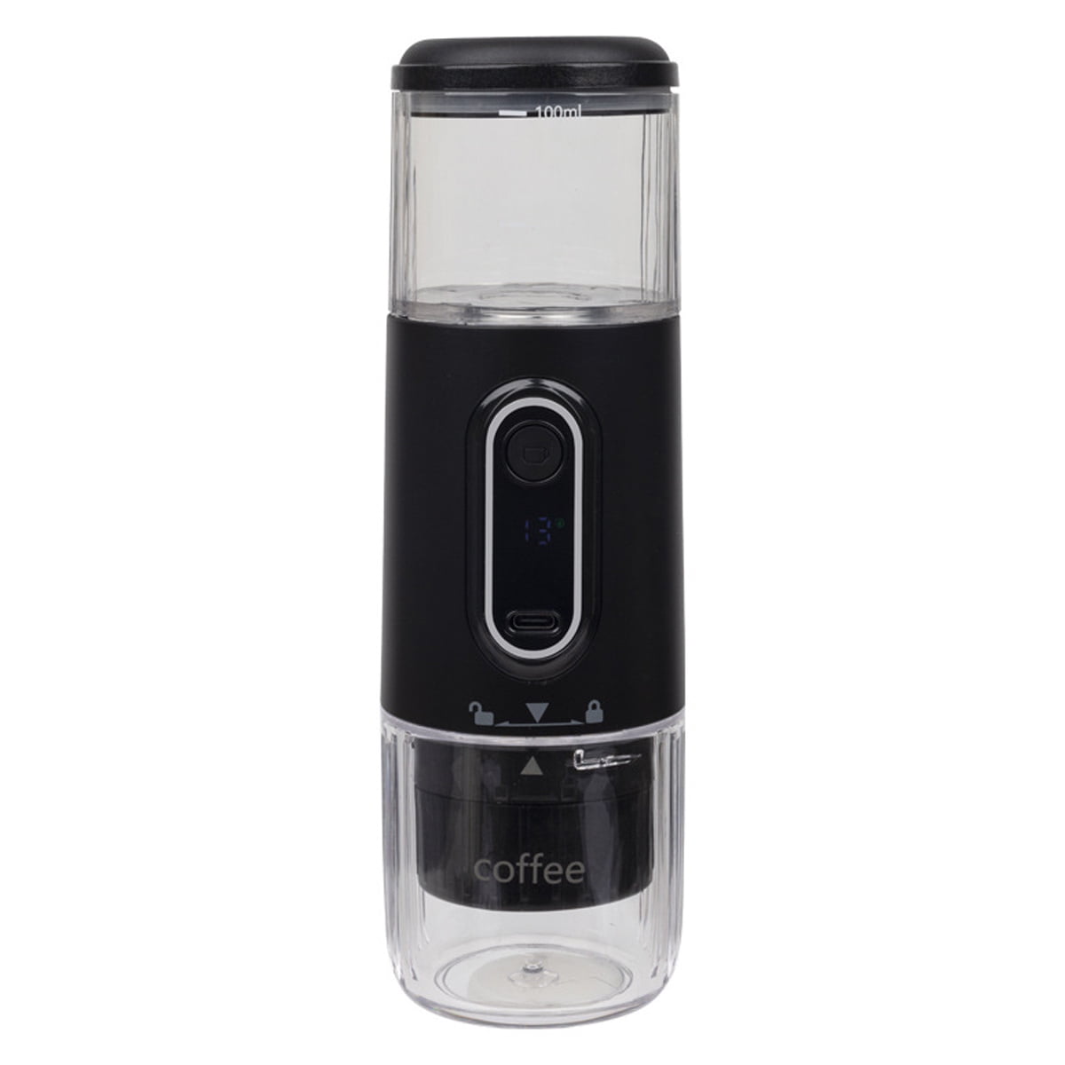 Portable Electric Espresso Machine Bar Mini Coffee Maker With Ground ...