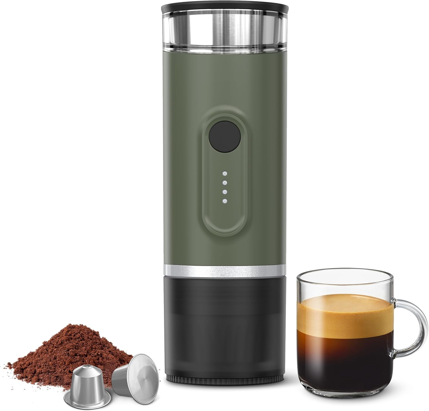 Portable Electric Espresso Machine Self Heating Travel Coffee Maker ...