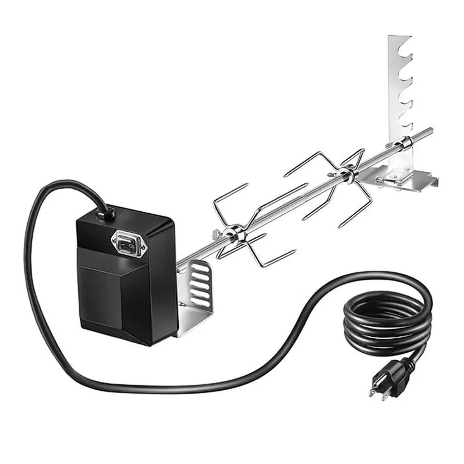Portable Electric Grill - Deluxe Motorized Gas Grill with Rotisserie ...