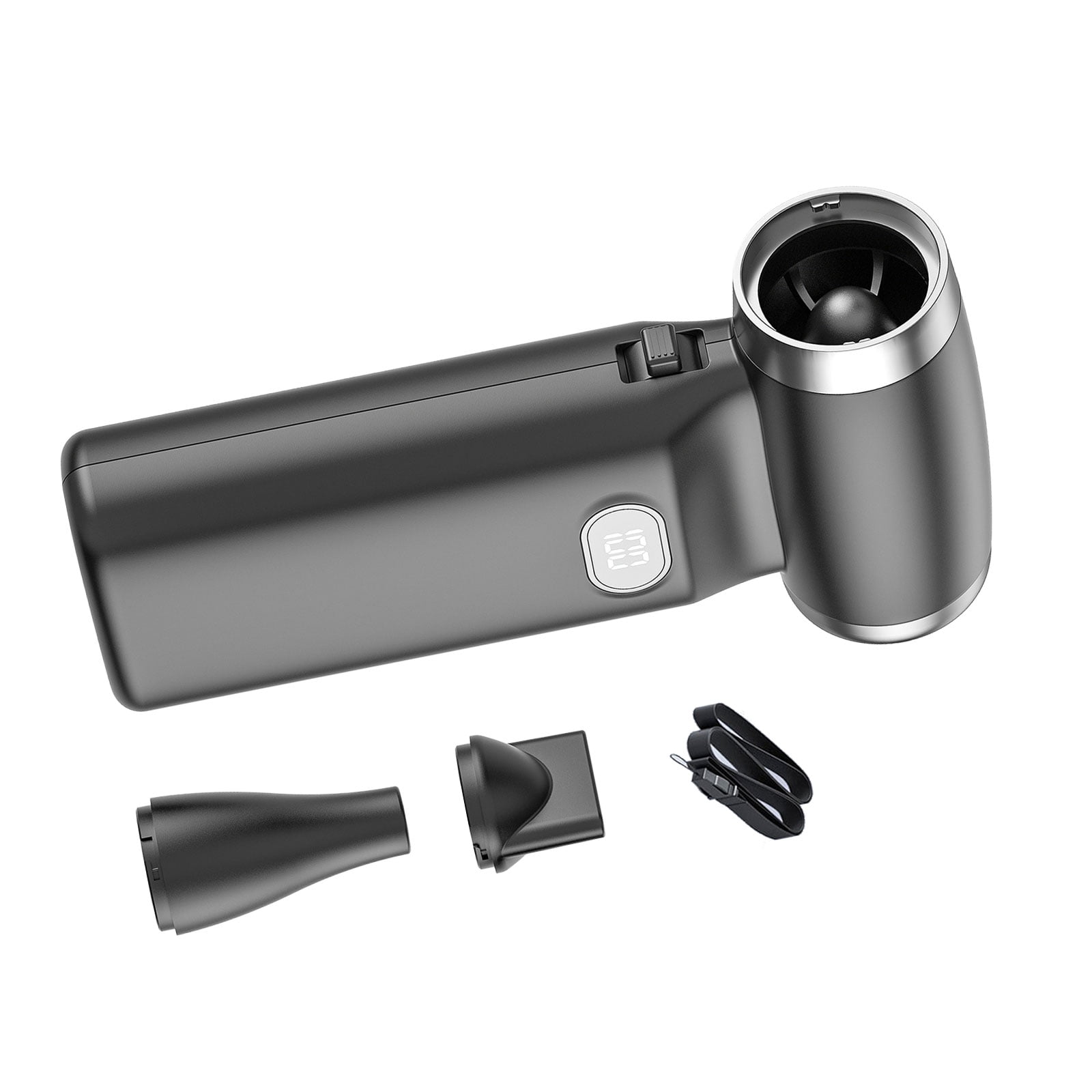 Portable Electric Handheld Air Dusters LCD Display Dust Blower For ...