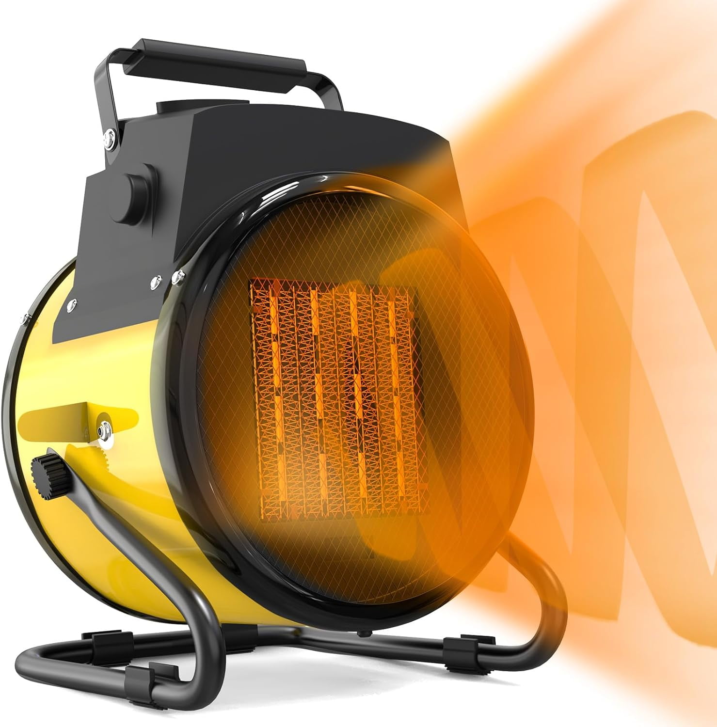 Portable Electric Heater, 1500W Outdoor Space Heater with 3 Modes, 3S ...
