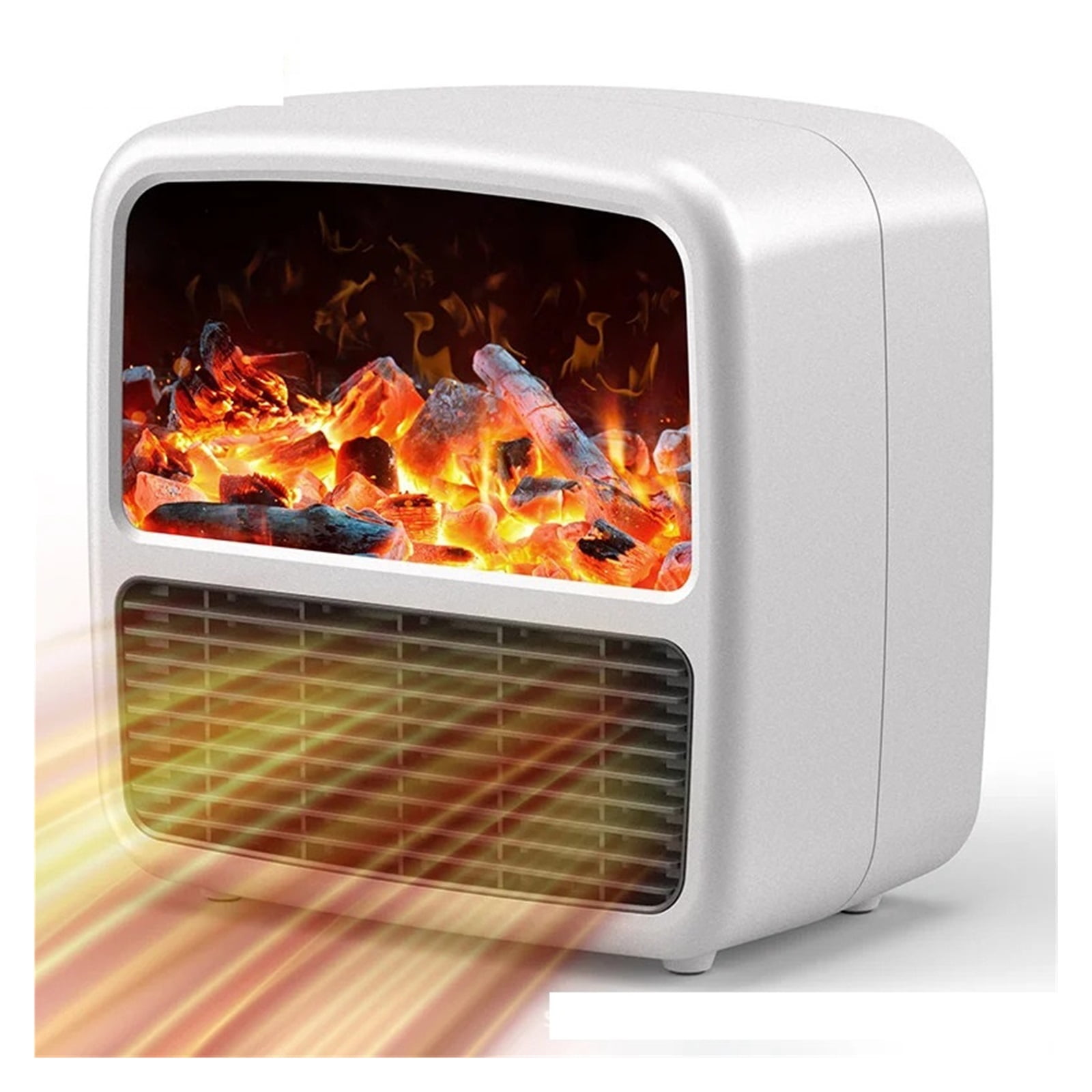 Portable Electric Heater Household 3D Electric Simulation Flame PTC ...
