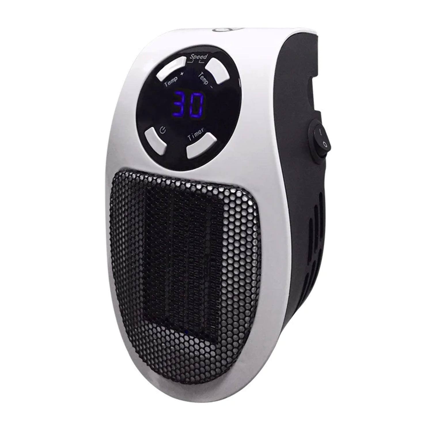 Portable Electric Heater Wall Fan Heater Handy Heating Stove Adjustable ...