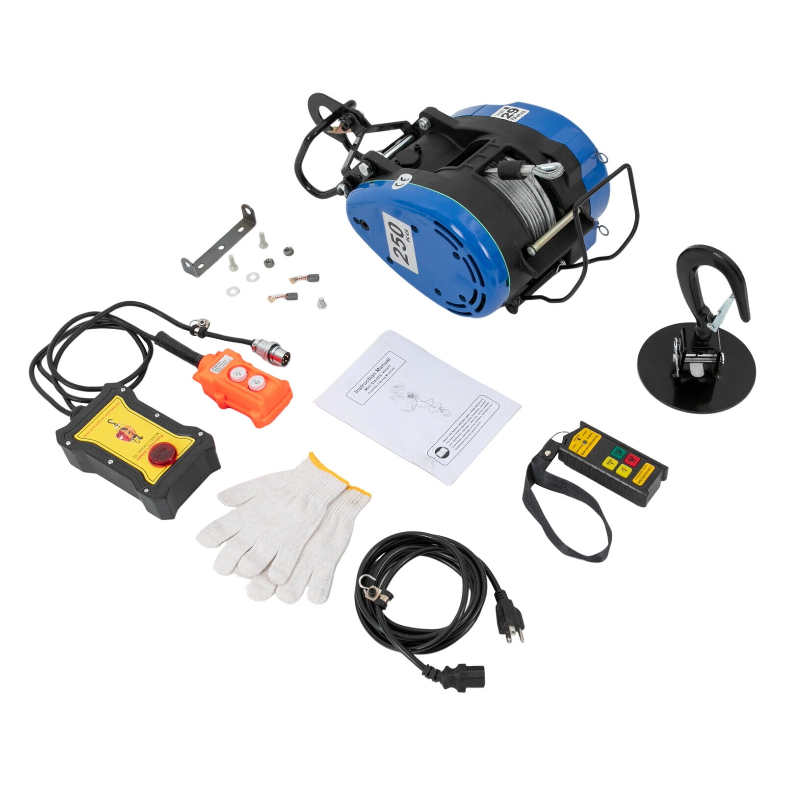 Portable Electric Hoist Lift, 551lb Electric Hoist with Wireless Remote ...