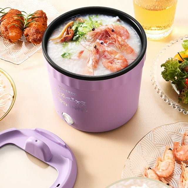 Portable Electric Hot Pot Non-Stick Pan Rapid Noodles Cooker Mini Pot ...