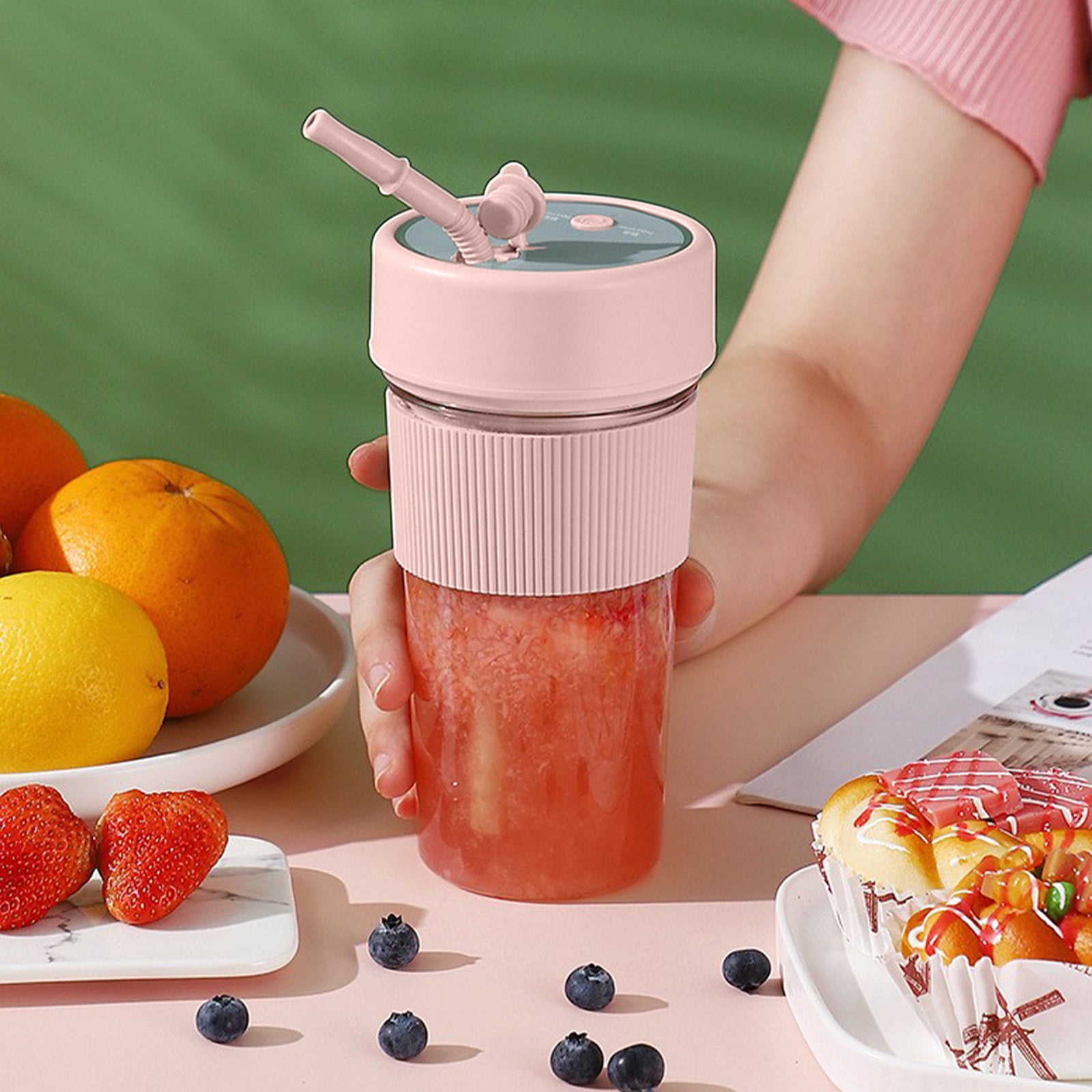 Portable Electric Juicer Cup | Multifunction Household Fruit Blender ...