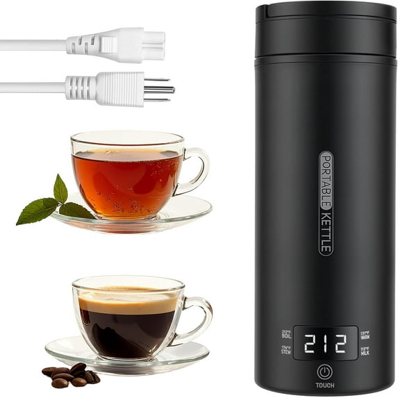 Portable Electric Kettle （110V）, Travel Tea Kettle, 316 Stainless Steel ...
