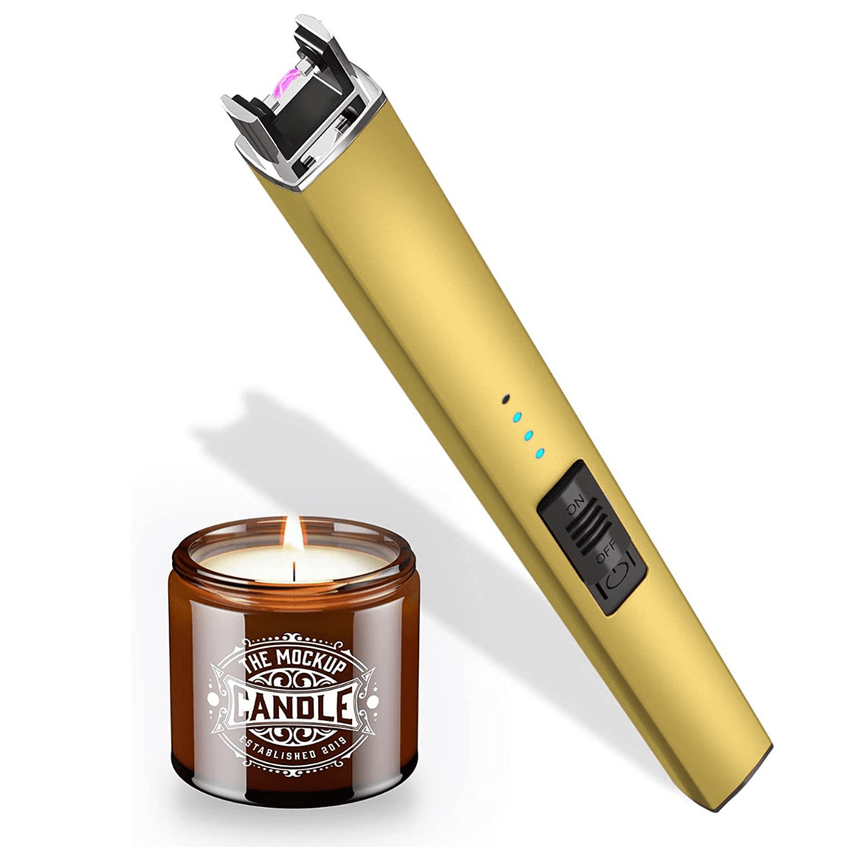 Portable Electric Lighter Arc Windproof Flameless USB Lighter ...