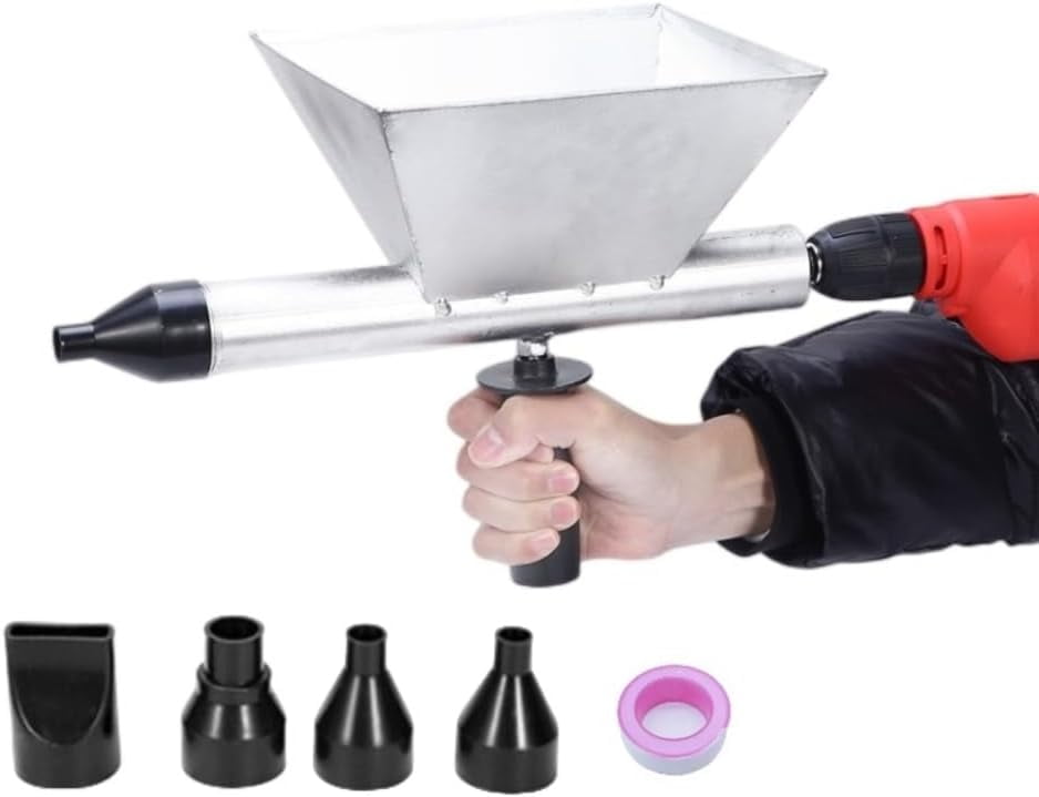 Portable Electric Mortar Grouting Gun with 4 Nozzles - Caulking ...
