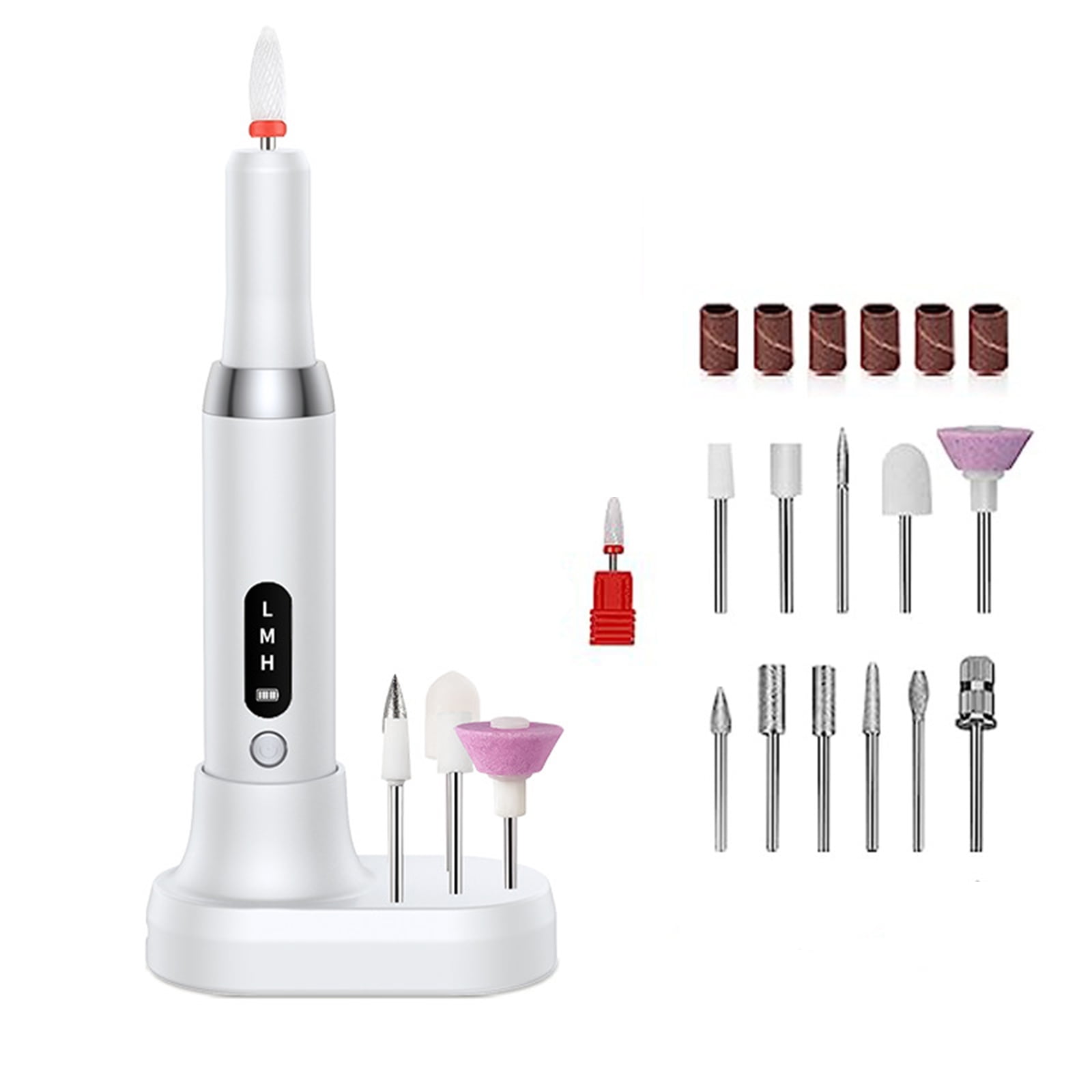 Portable Electric Nail Drill, Compact Nail File Electrical Professional ...