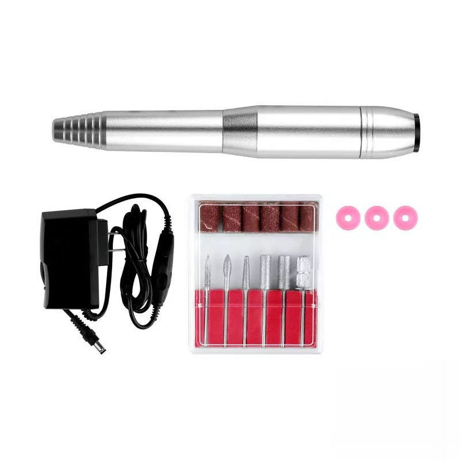 Portable Electric Nail Drill, Professional Electric Nail File Kit ...