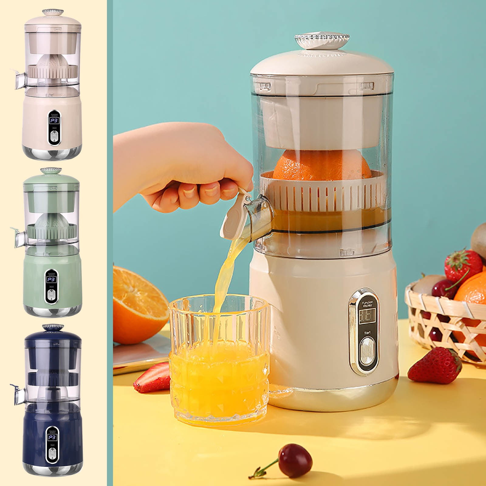 Portable Electric Orange Juicer Extractor | Wireless Rechargeable ...