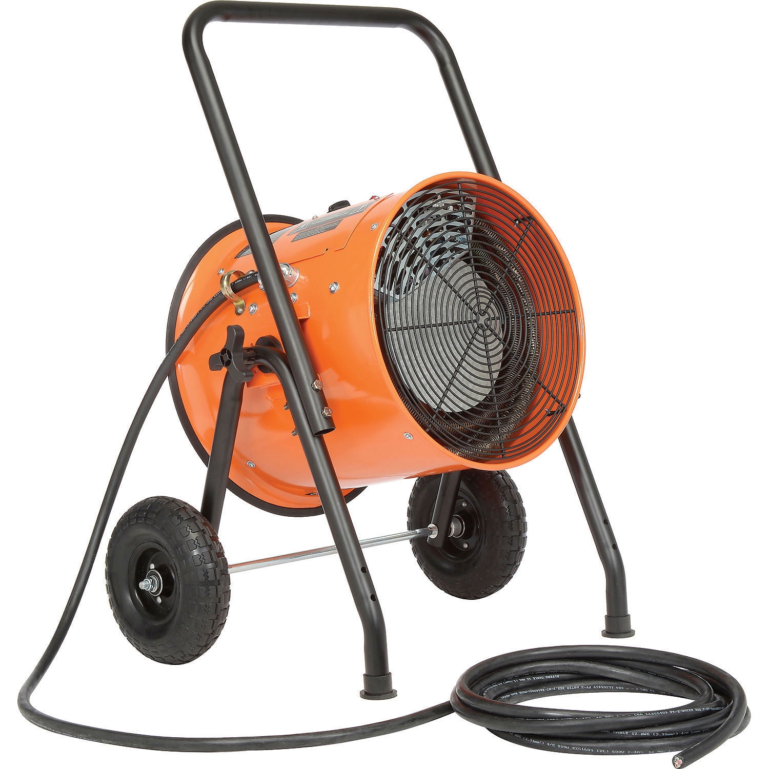 Portable Electric Salamander Heater w/ 25'L Cable, 480V 15 KW 3 Phase ...