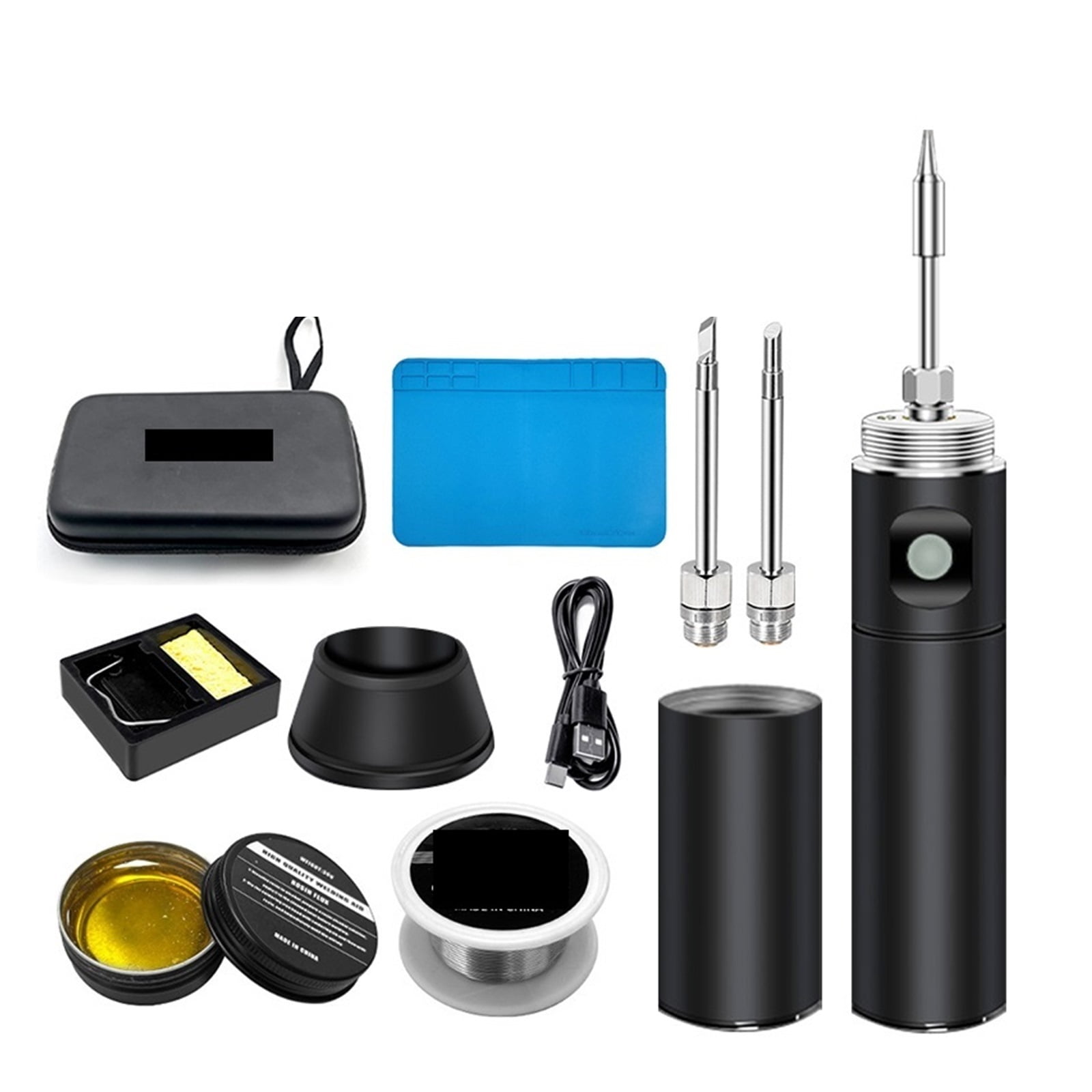 Portable Electric Soldering Iron Kit Welding Solder Repair Tool ...