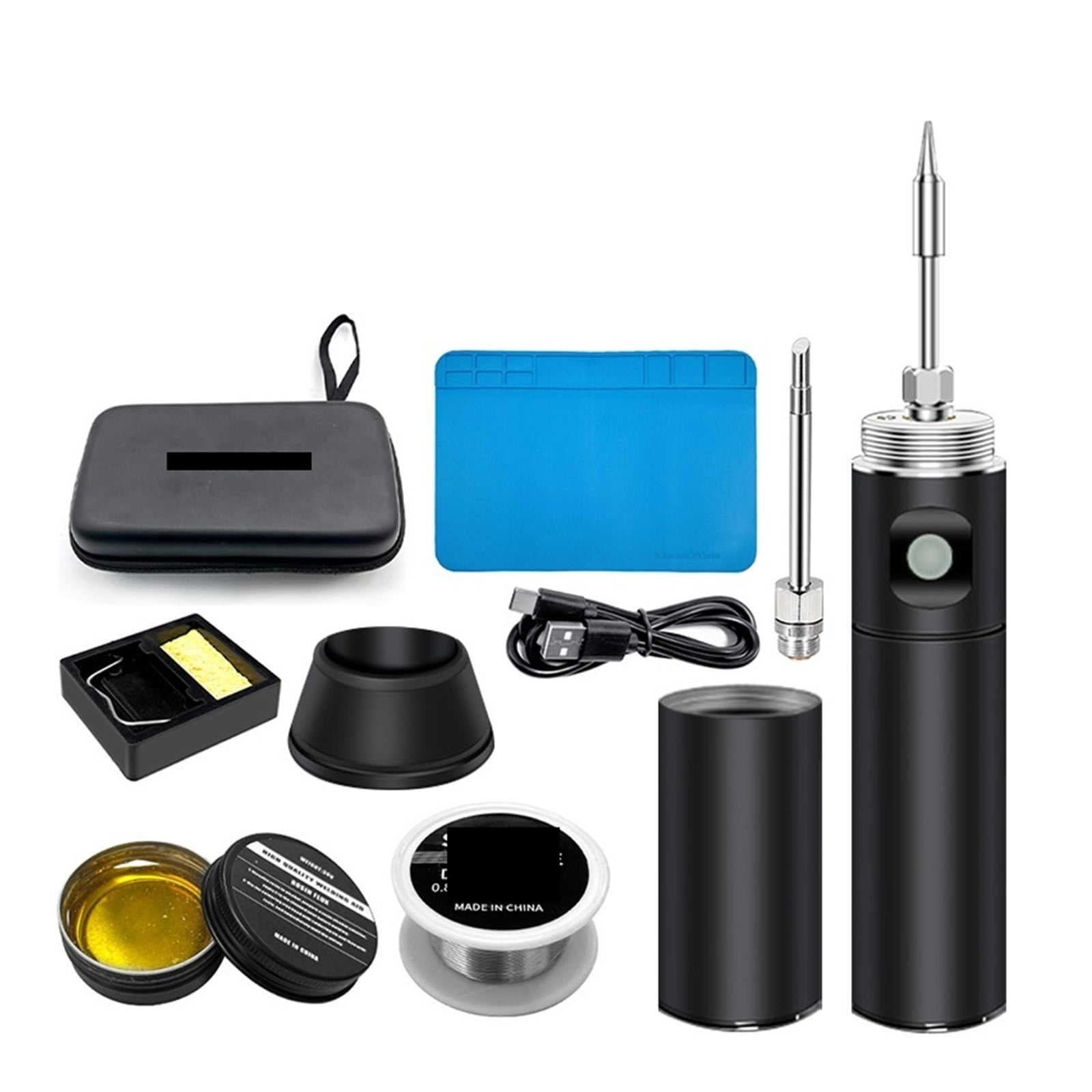 Portable Electric Soldering Iron Kit Welding Solder Repair Tool ...