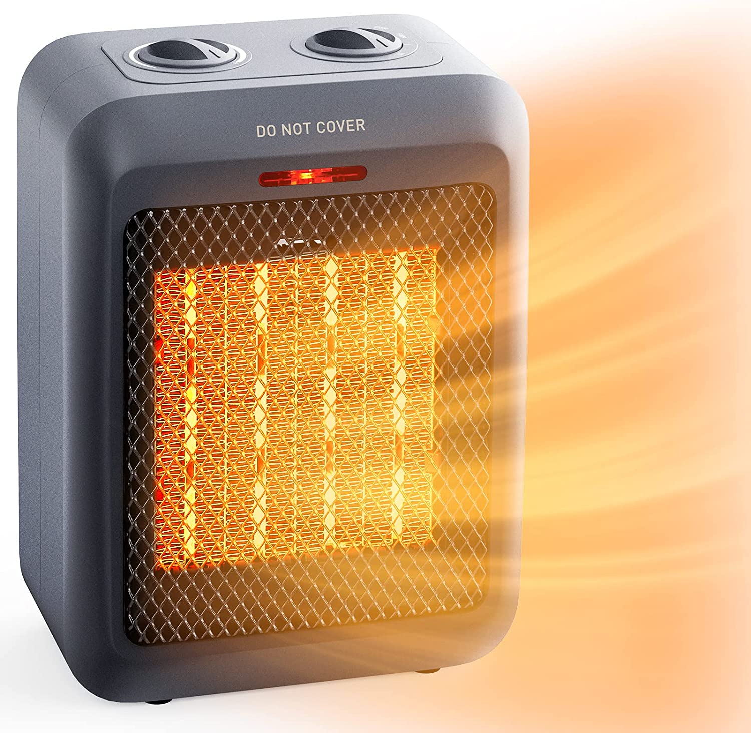Portable Electric Space Heater 1500W/750W Ceramic Room Heater with Tip ...