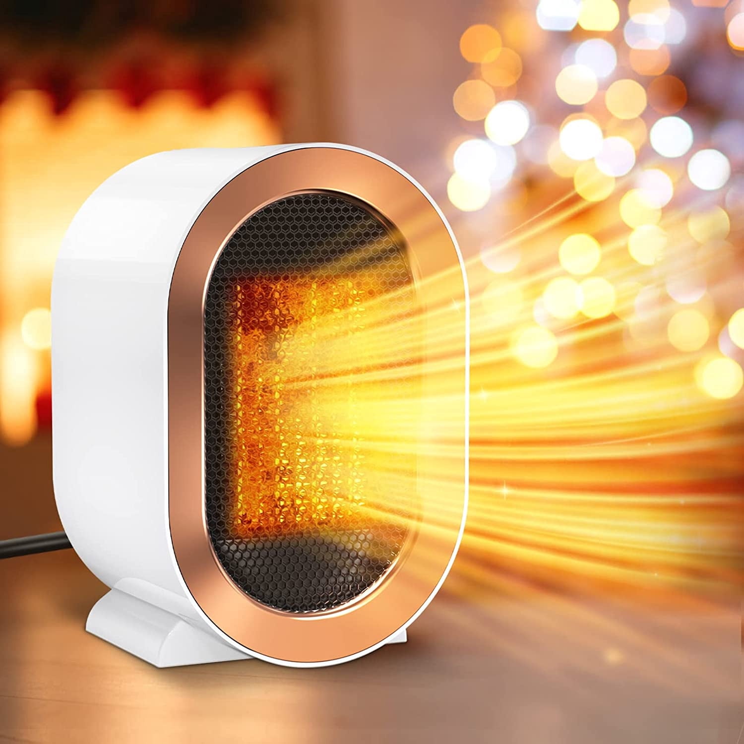 Portable Electric Space Heater with Thermostat for Indoor - Walmart.com